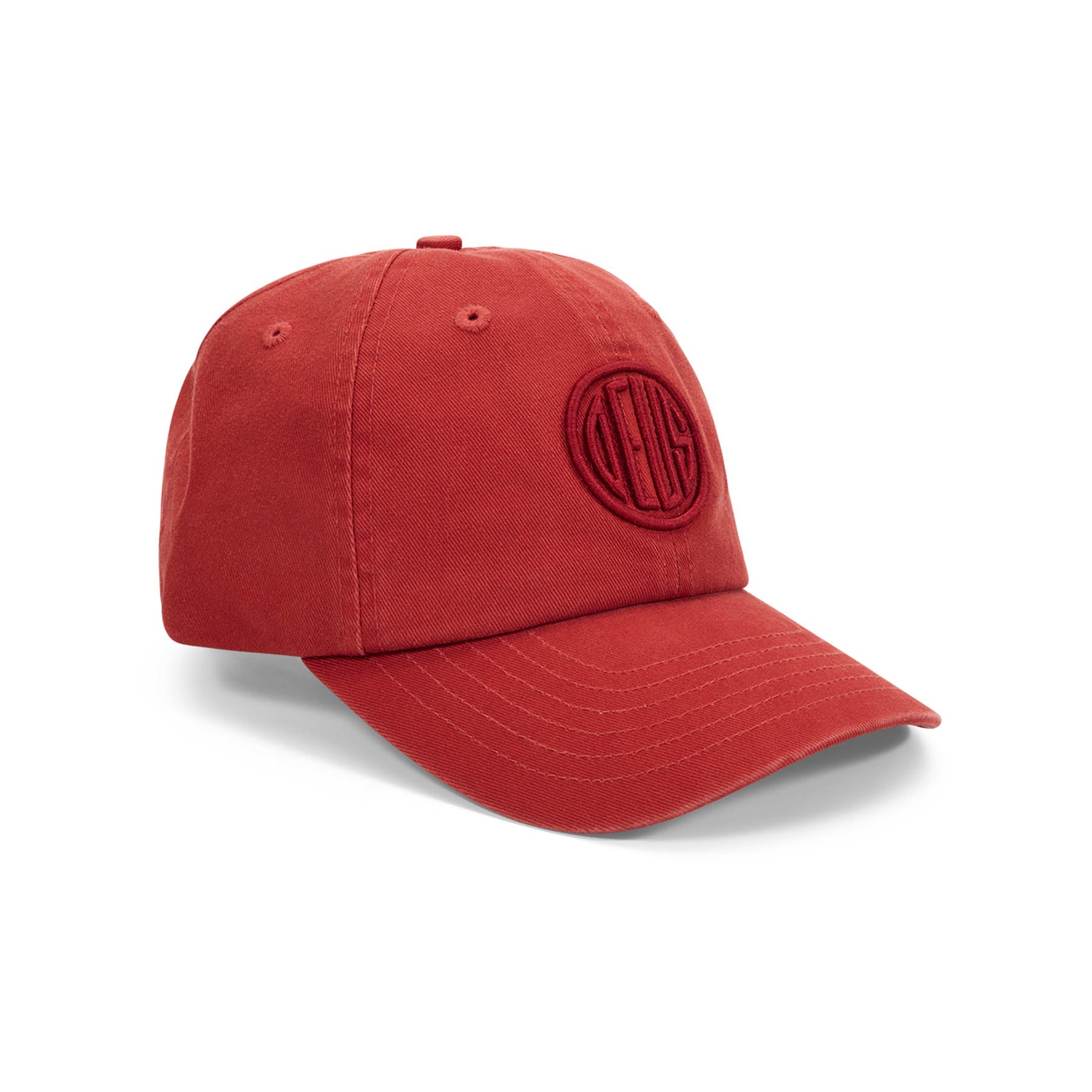 Deus Cap Pill Logo Terracotta – Bad and Bold - Biker's finest