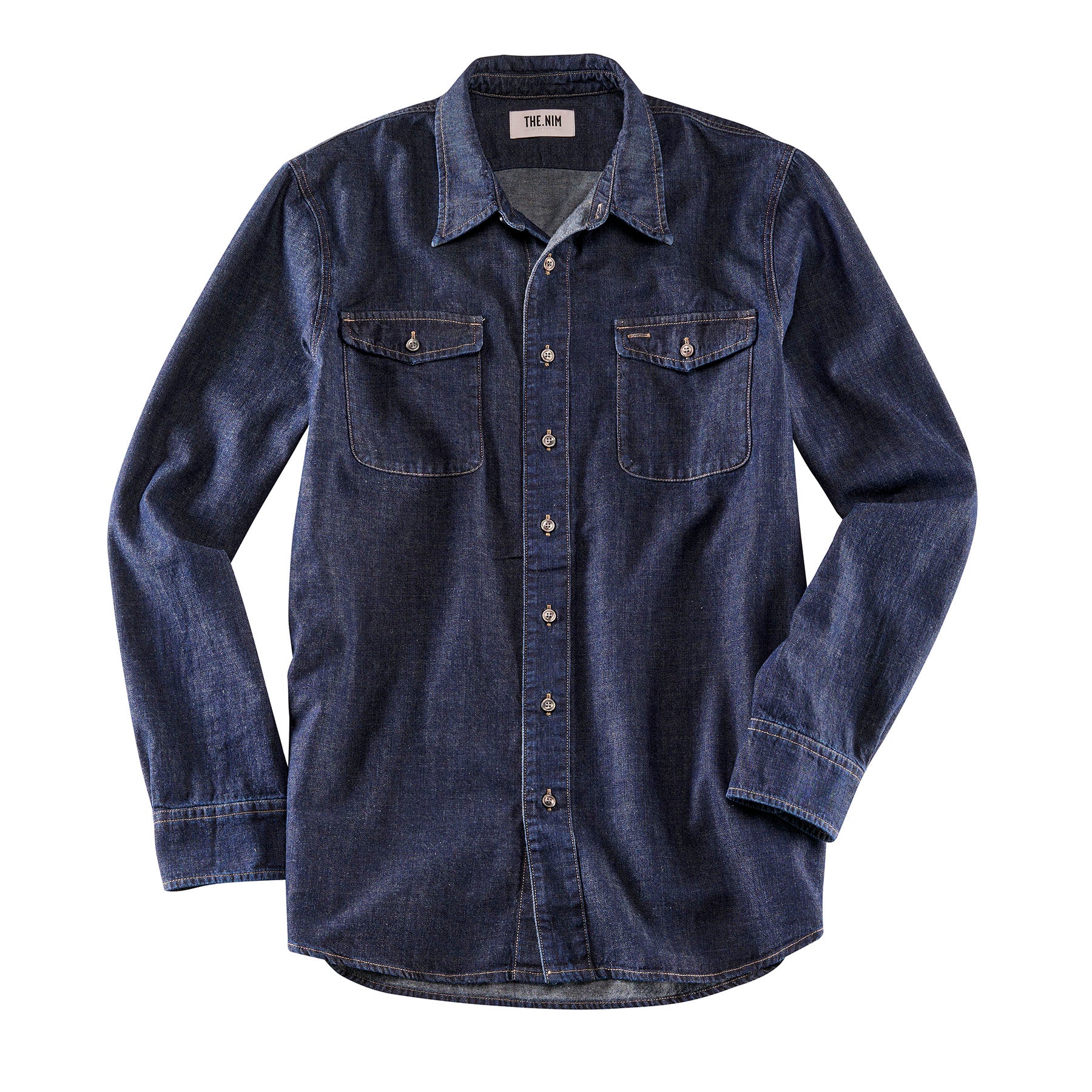 The.Nim Men's Shirt Detroit Deep Blue – Bad and Bold - Biker's finest