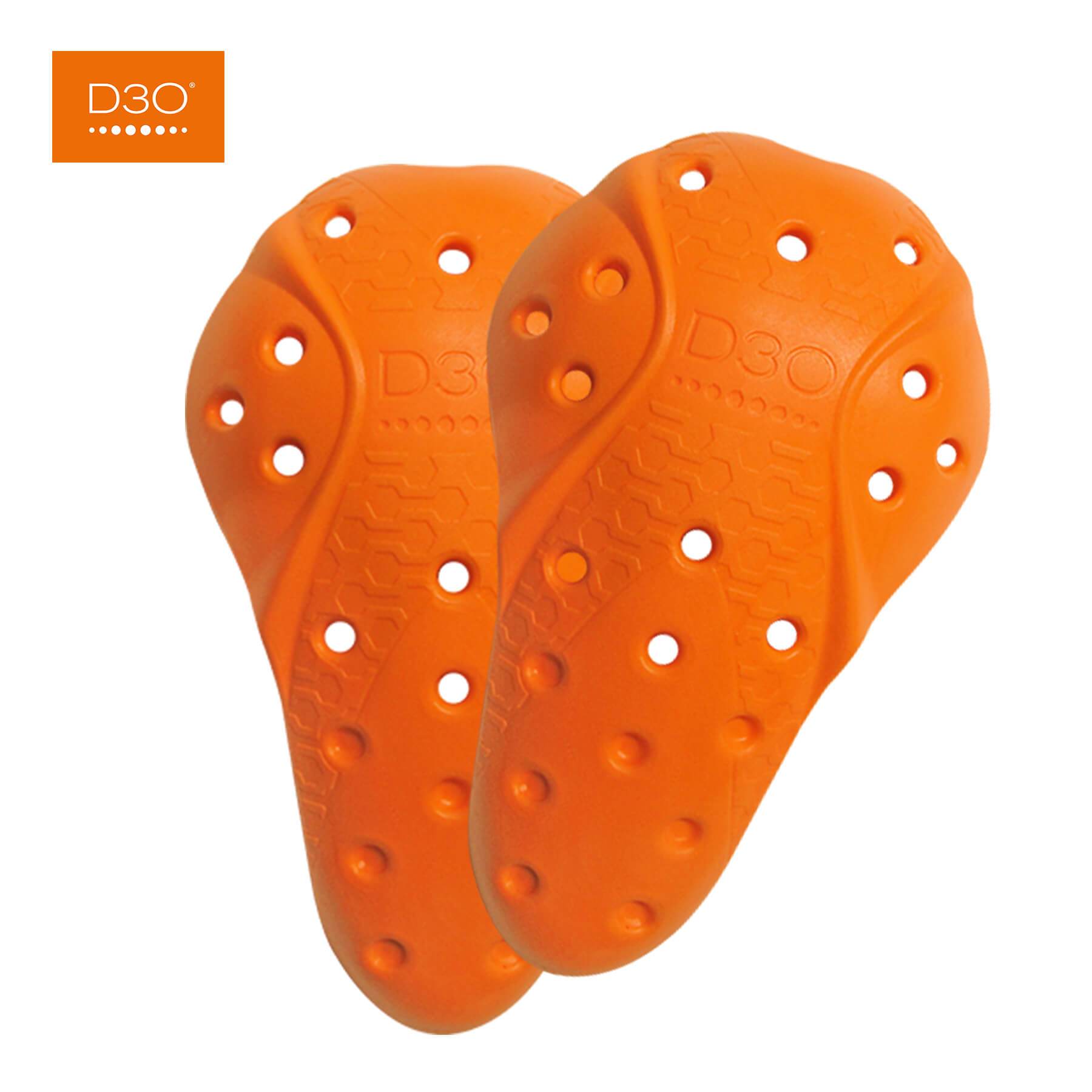 D3O Evo Pro X Elbow Protectors Orange D30 – Bad and Bold - Biker's finest