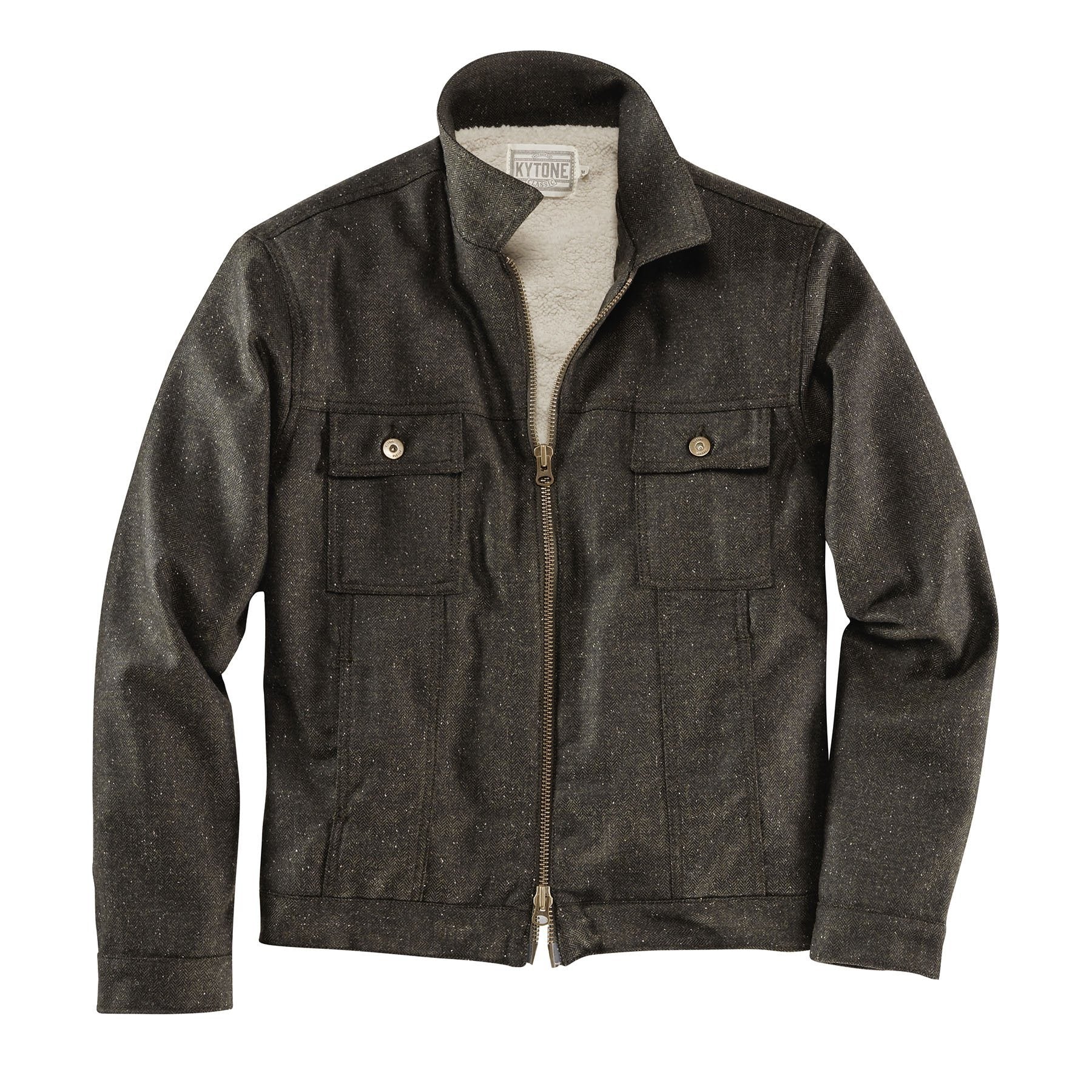 Kytone "Blow Green" Mens Wool Jacket Dark Green – Bad and Bold - Biker ...